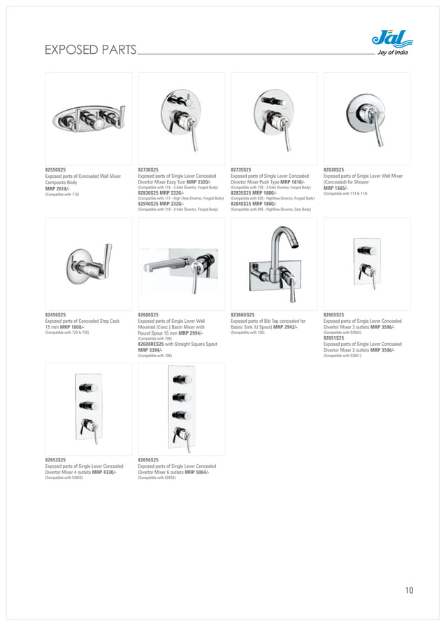 Jal Bath Fittings Catalogue | PDF