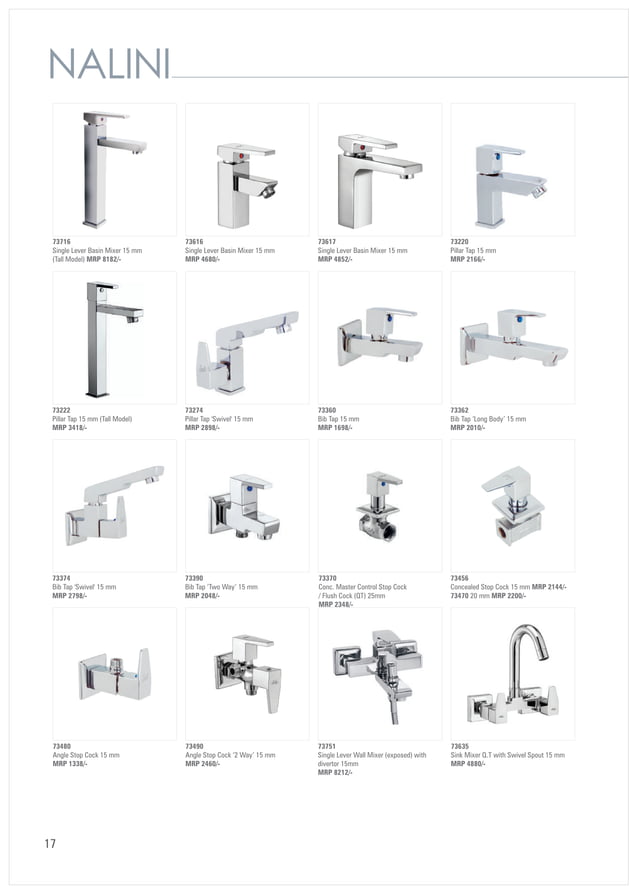 Jal Bath Fittings Catalogue | PDF