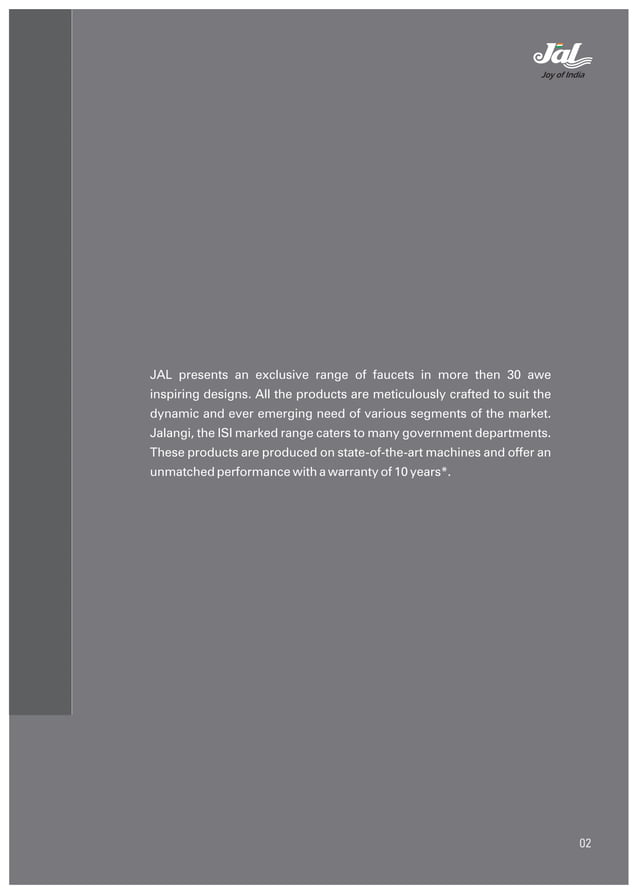 Jal Bath Fittings Catalogue | PDF