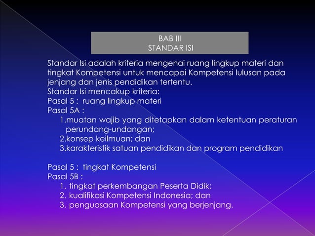Standar nasional pendidikan indonesi | PPTX