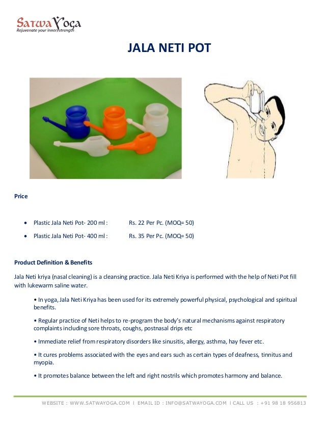 Sawta Yoga Jala Neti Pot
