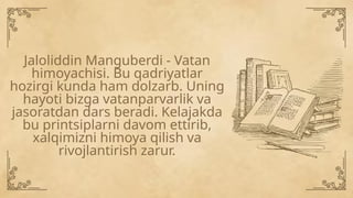 Jaloliddin Manguberdi - Vatan himoyachisi.pptx