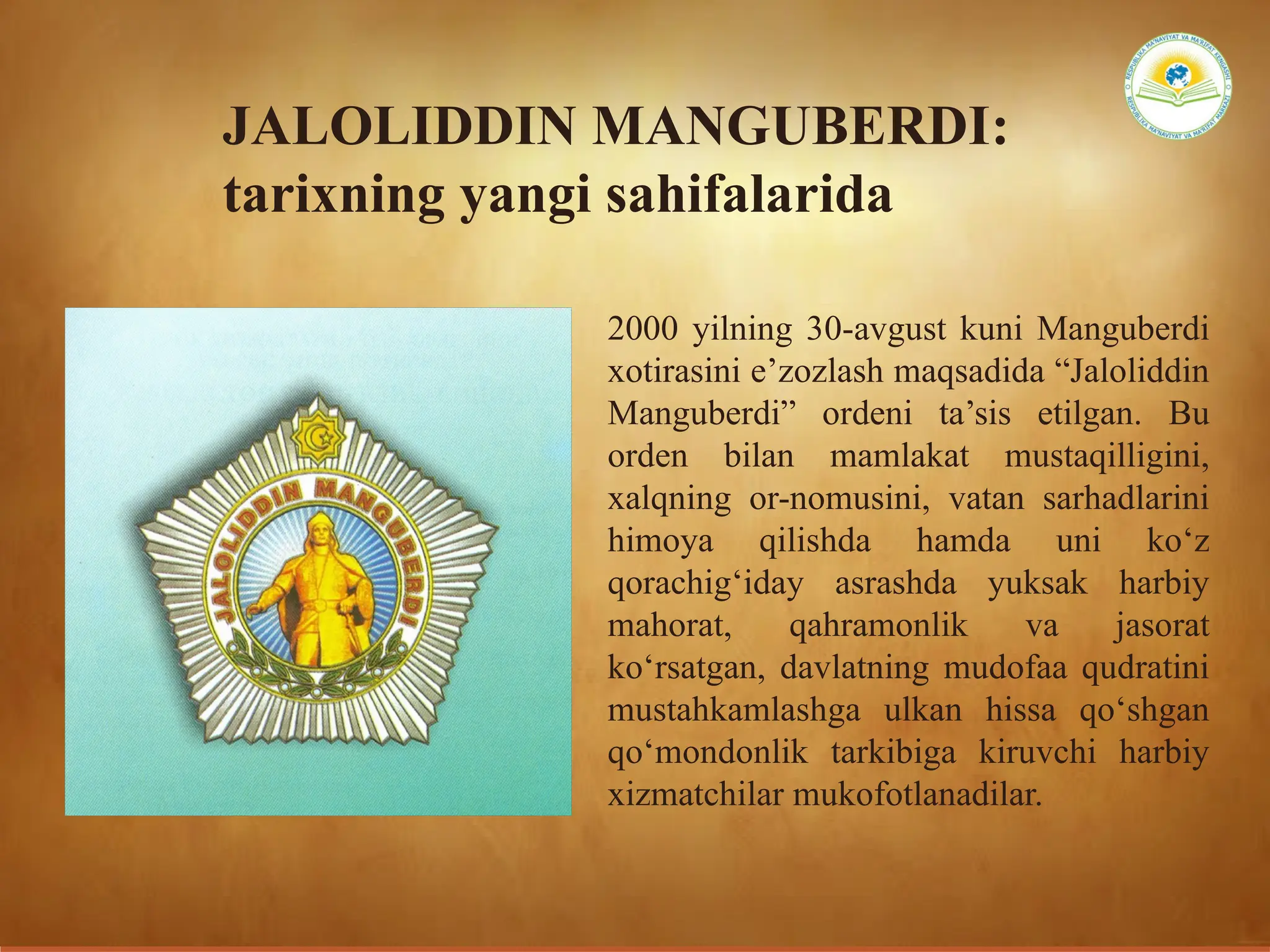 Jaloliddin Manguberdi - Vatan himoyachisi.pptx