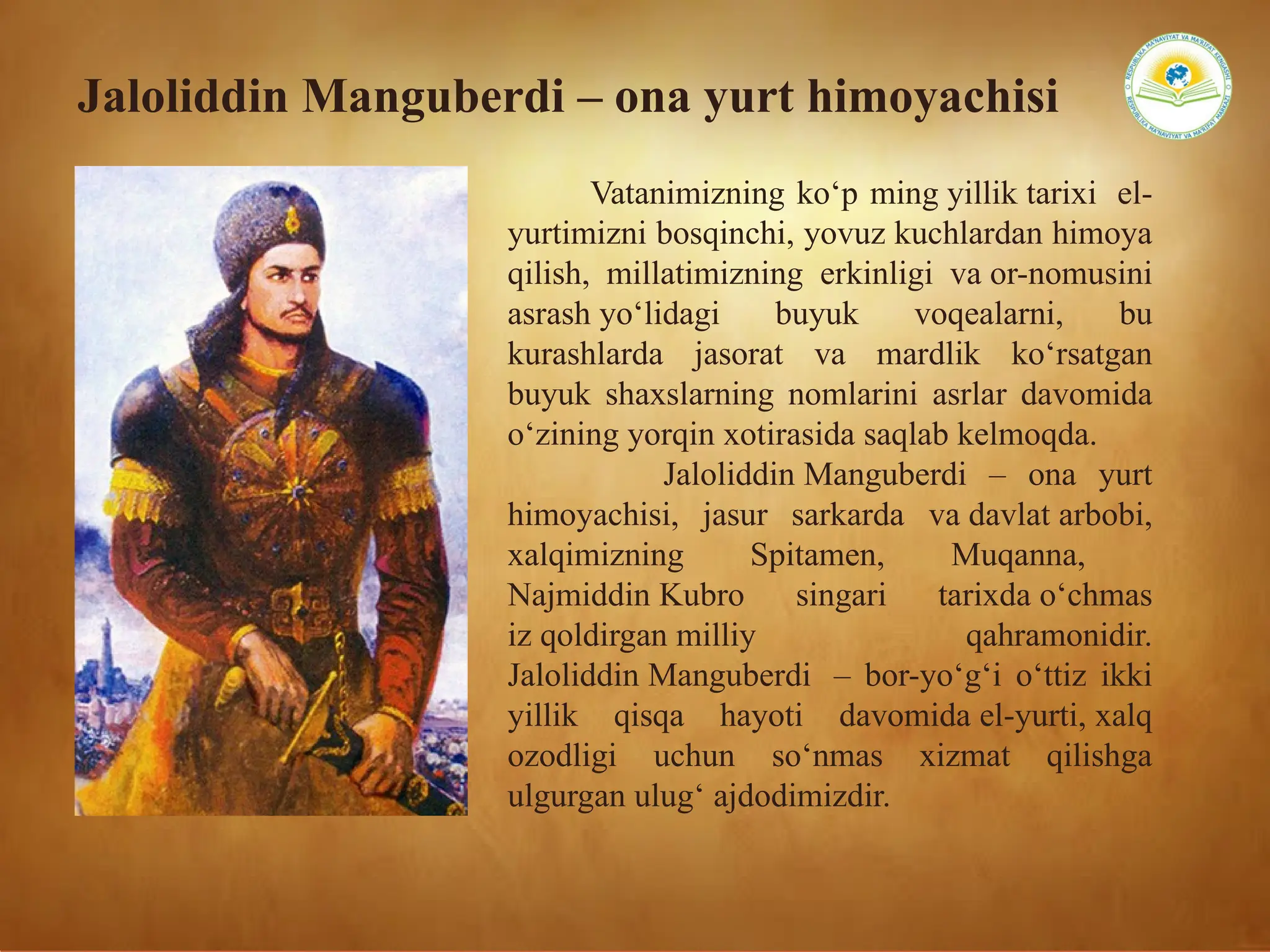 Jaloliddin Manguberdi - Vatan himoyachisi.pptx