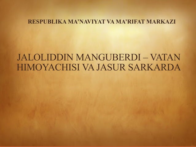 Jaloliddin Manguberdi - Vatan himoyachisi.pptx