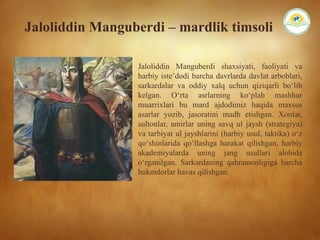 Jaloliddin Manguberdi - Vatan himoyachisi.pptx