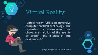 Augmented/Virtual Reality Promises for ELT Practitioners | PPTX