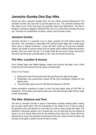 Jamacho Gumba One Day Hike Kathmandu.pdf