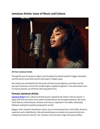 Jamaican Artists: Icons of Music and Culture.pdf