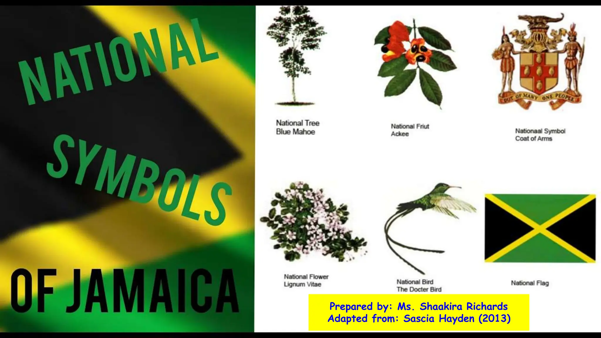 Jamaica's National Symbols and Emblems ppt | PPTX
