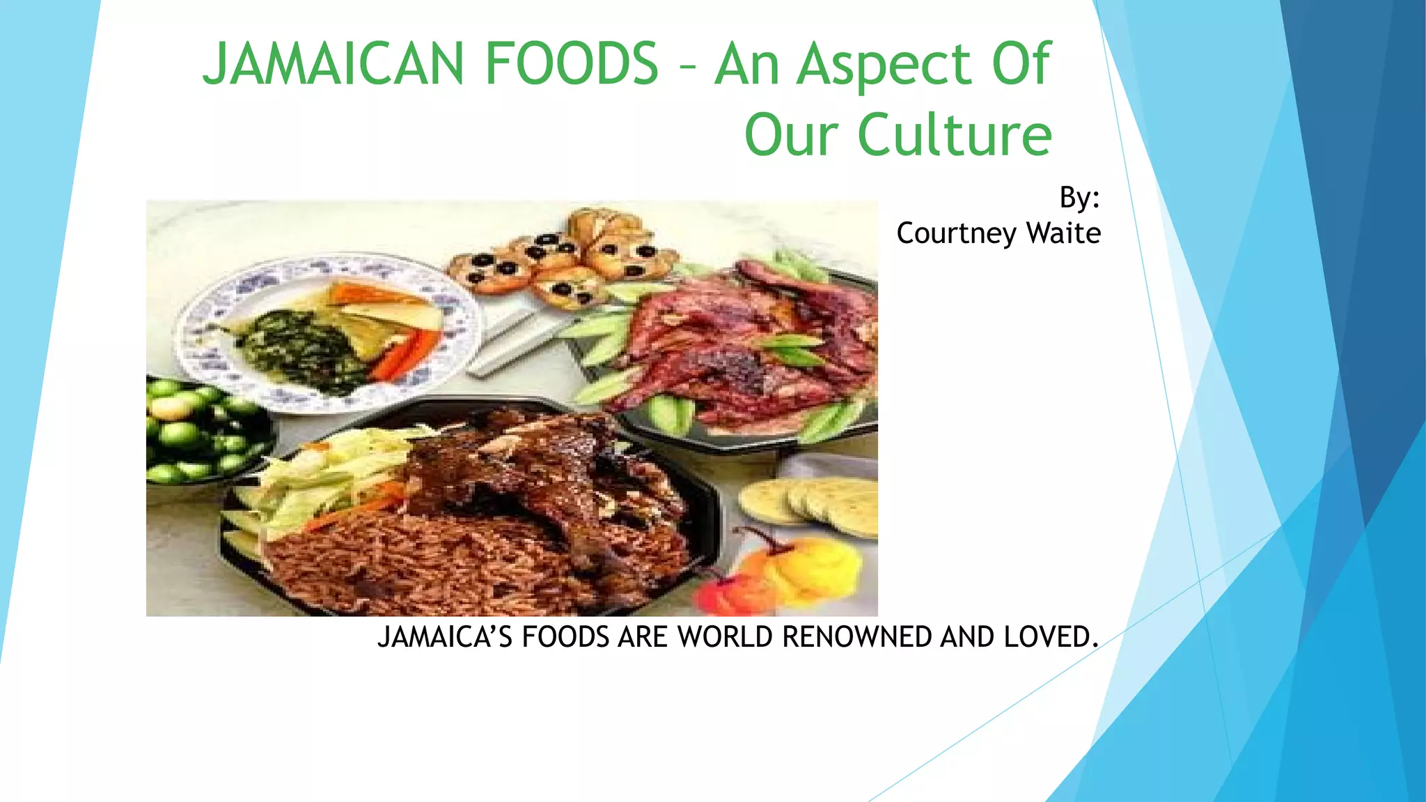 Jamaican foods – ppt | PPT