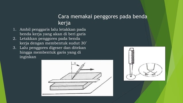 ALAT KERJA BANGKU DAN PLAT (PENITIK DAN PENGGORES) | PPTX