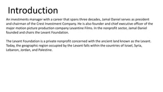The Levant Foundation Furthers Knowledge about the Abrahamic Religions ...