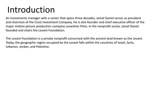 The Levant Foundation Furthers Knowledge about the Abrahamic Religions ...