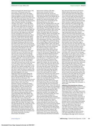 The Global Burden of Disease (GBD) study | PDF