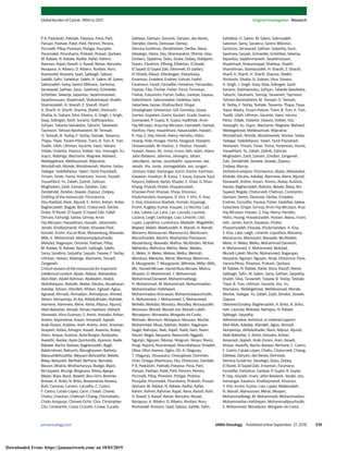 The Global Burden of Disease (GBD) study | PDF