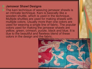 Jamawar shawl | PPT