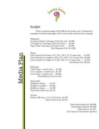 Jamba Juice Order Form
