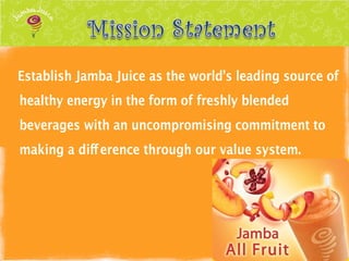Jamba juice analysis and expansion project (power point) | PDF