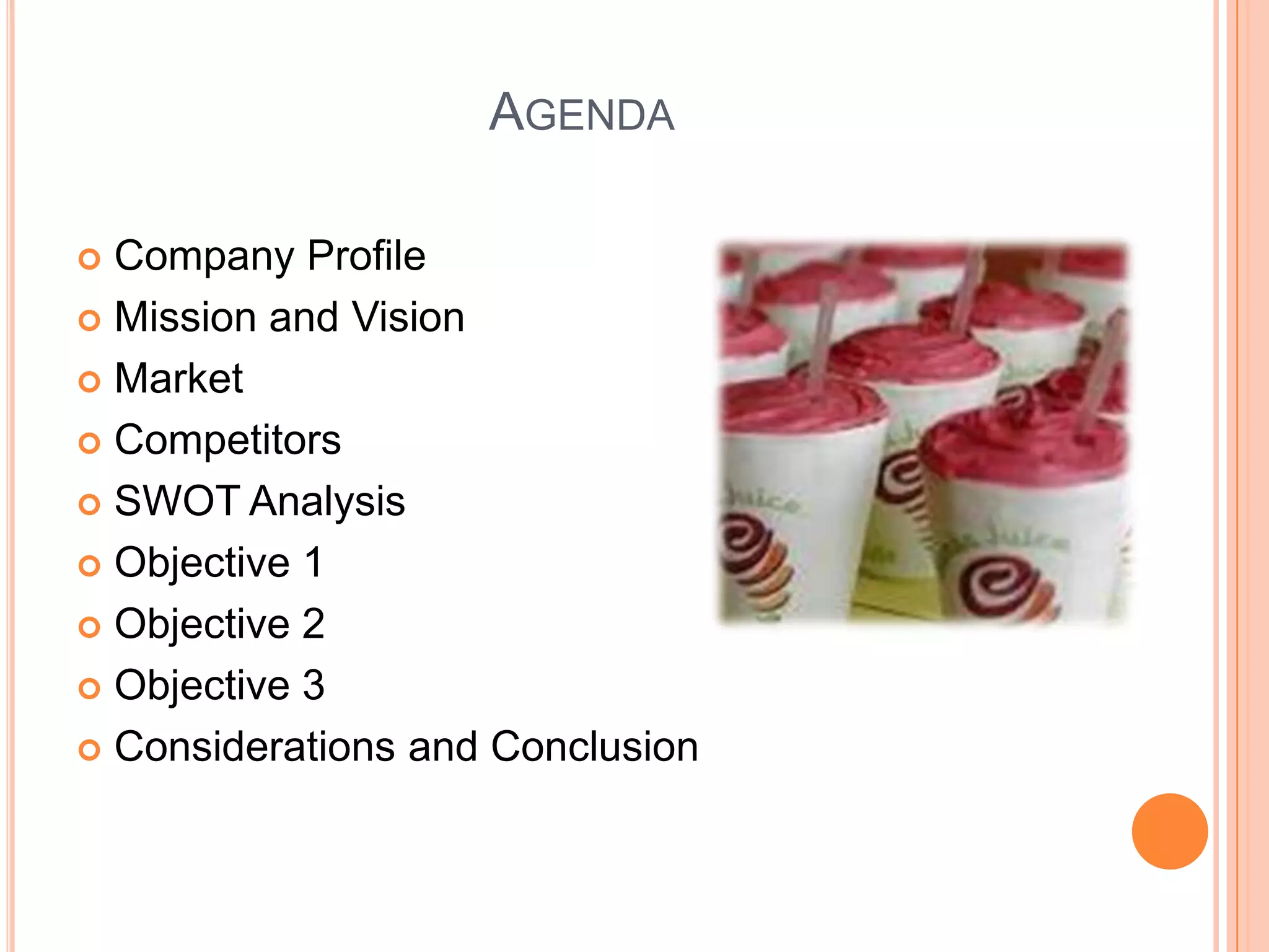 A Strategic Analysis of Jamba Juice Using Mathematical Models | PPSX