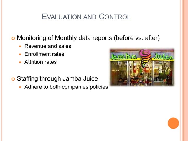 A Strategic Analysis of Jamba Juice Using Mathematical Models | PPT