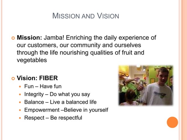 A Strategic Analysis of Jamba Juice Using Mathematical Models | PPT