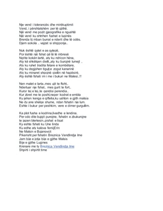 Jam bije e malsis | DOCX