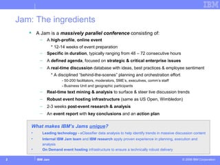 Soren Duus Ostergaard - IBM innovation jam | PDF