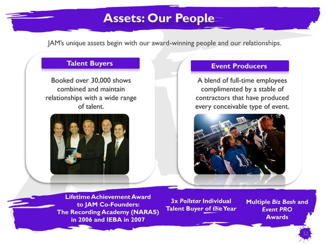 Jam Capabilities Overview June.2012