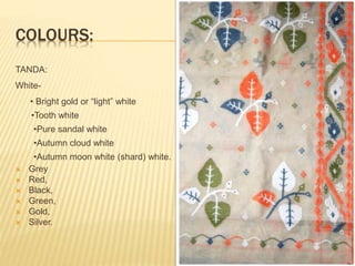 Jamdani of tanda & west bengal | PPT