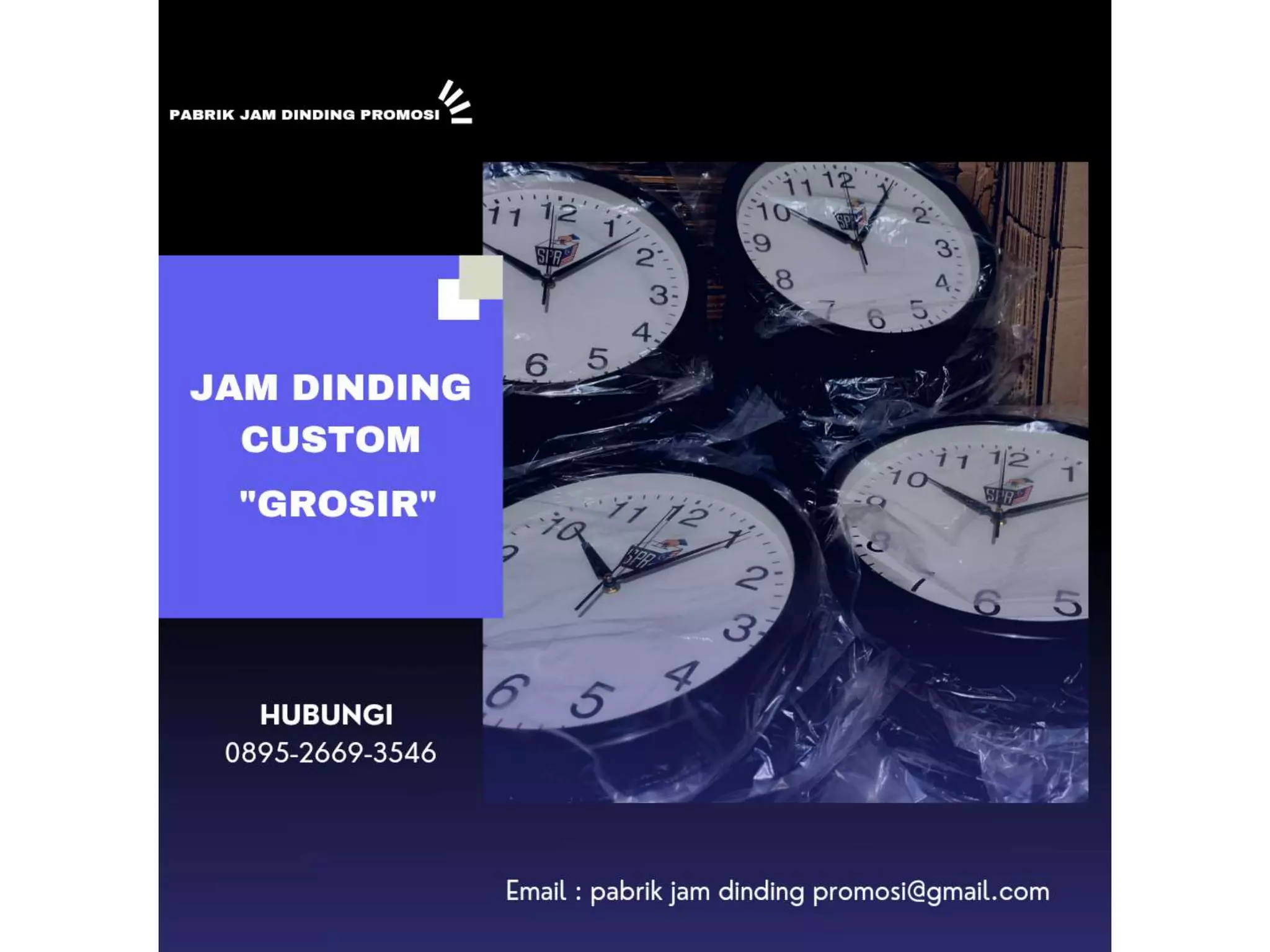 0895-2669-3546, Jam Dinding Minimalis | PPT