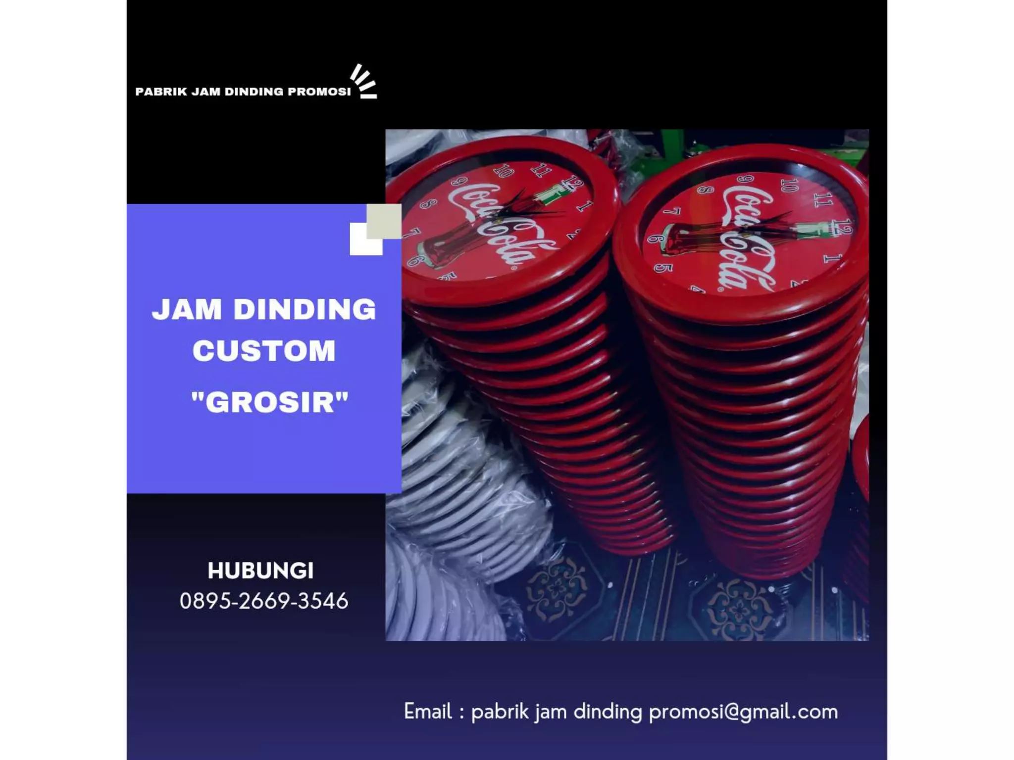 0895-2669-3546, Jam Dinding Minimalis | PPT