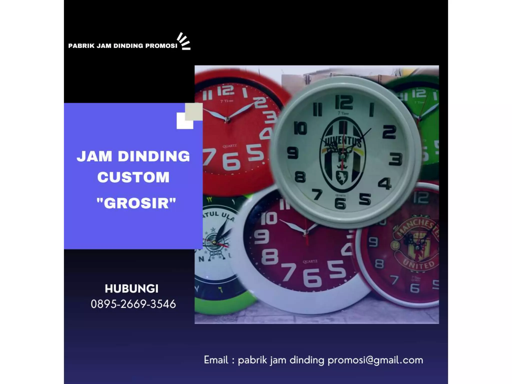 0895-2669-3546, Jam Dinding Minimalis | PPT
