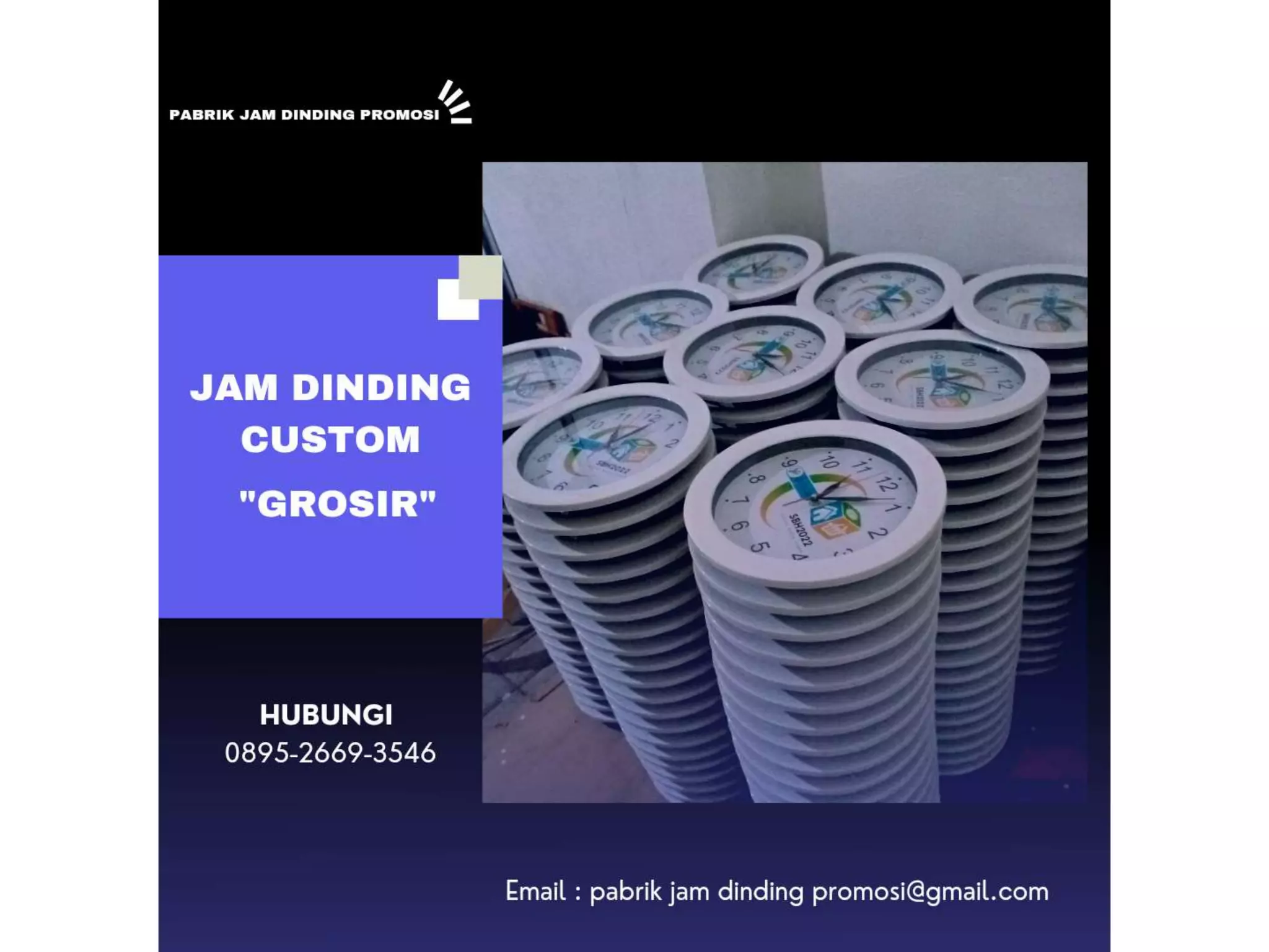 0895-2669-3546, Jam Dinding Kecil Untuk Kamar Mandi | PPTX