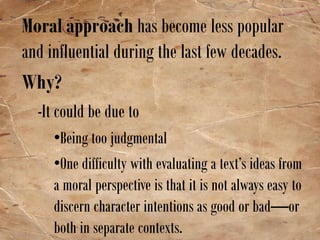 Moral Criticism | PPTX