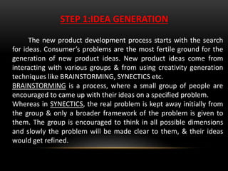 NEW PRODUCT DEVELOPMENT PROCESS | PPTX