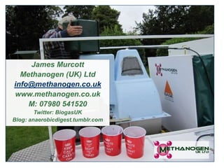 James murcott farm digester engineering closerstill may 13 | PPT