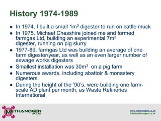 James murcott farm digester engineering closerstill may 13 | PPT