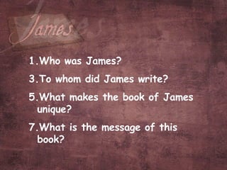 James An Overview | PPT
