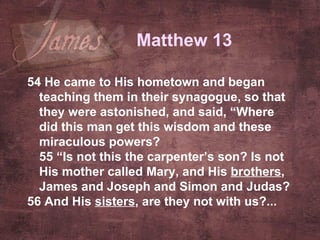 James An Overview | PPT