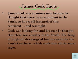 James Cook2 | PPT | Cruises | Travel Type