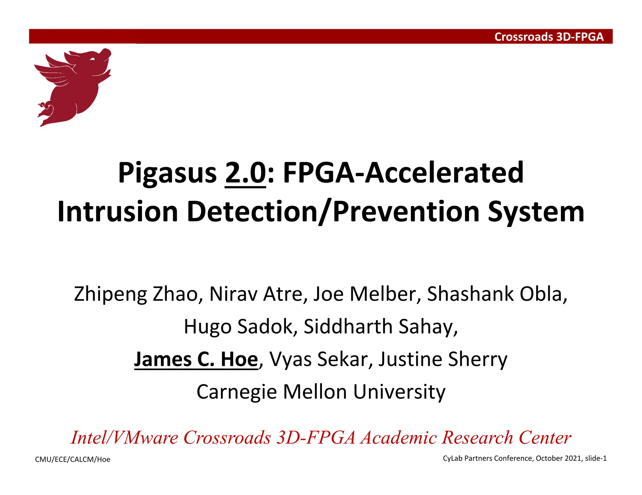 Pigasus 2.0: FPGA‐Accelerated Intrusion Detection/Prevention System | PPT