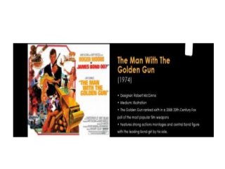 James Bond Poster Evolution | PPTX