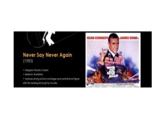 James Bond Poster Evolution | PPTX