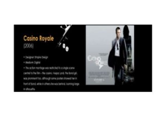 James Bond Poster Evolution | PPT