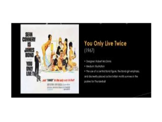 James Bond Poster Evolution | PPTX