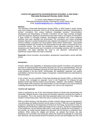 Land-to-lab-approach-final-for-web | PDF