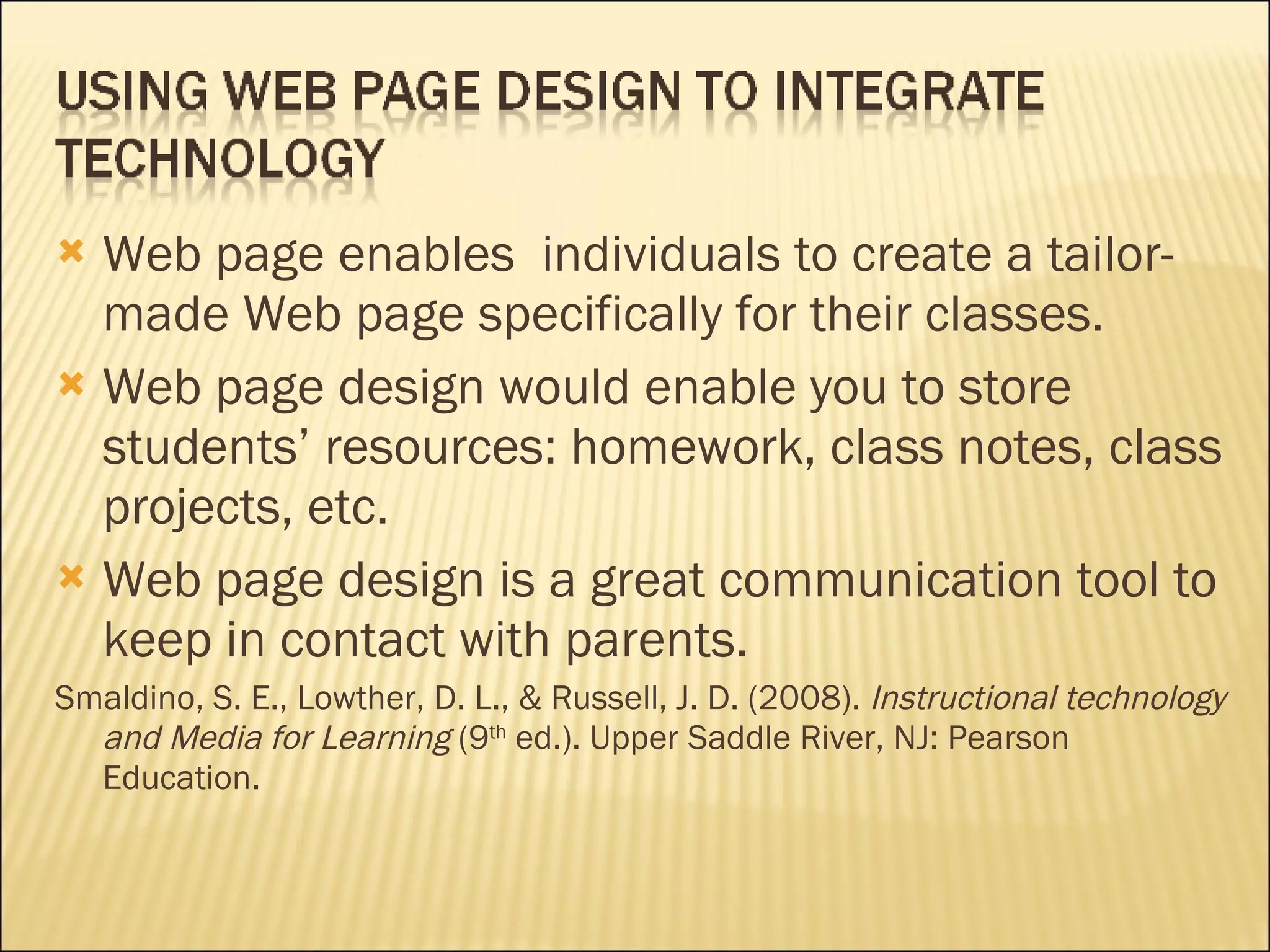 James M Thompson Free Web Page Design Ppt | PPT
