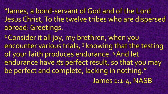 James, Introduction | PPTX