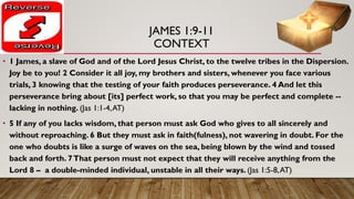 James 1:9-11 Bible Study | The Great Rever$al | PDF